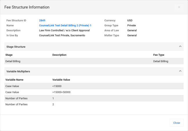 Fee Structures – CounselLink Law Firm