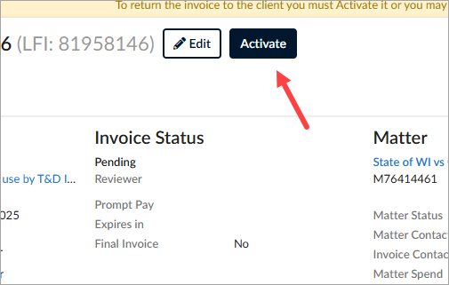 Submitting an Invoice – CounselLink Law Firm