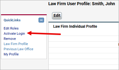 Creating and Managing Users – CounselLink Law Firm